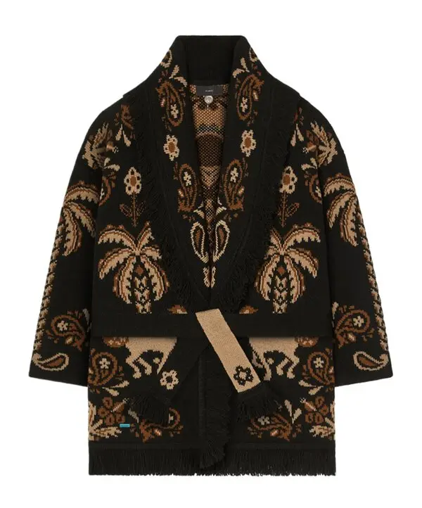 Alanui Island Roots Belted Cardigan