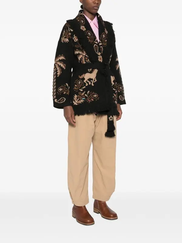 Alanui Island Roots Belted Cardigan