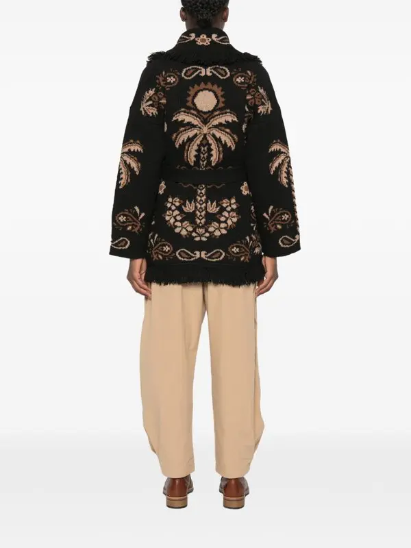 Alanui Island Roots Belted Cardigan