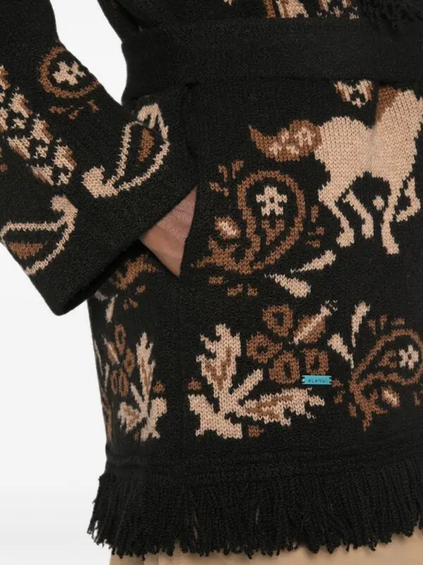 Alanui Island Roots Belted Cardigan