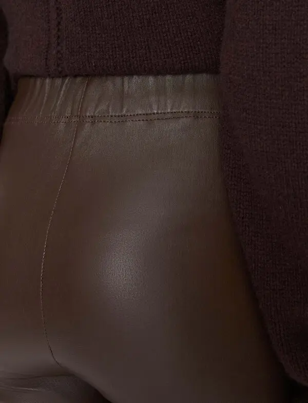 JOSEPH Stretch-leather Trousers