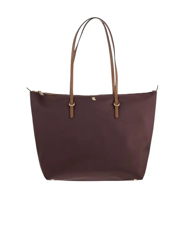 Ralph Lauren Logo Patch Large Top Handle Bag
