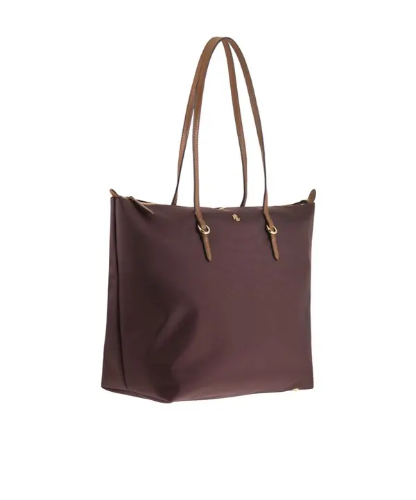 Ralph Lauren Logo Patch Large Top Handle Bag