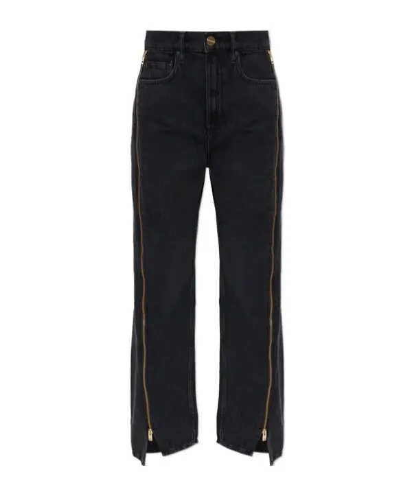 ALLSAINTS Frankie Zip Detail Jeans - Black