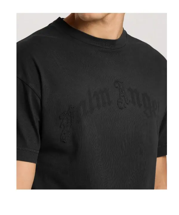 Palm Angels Logo Patch Crewneck T-shirt
