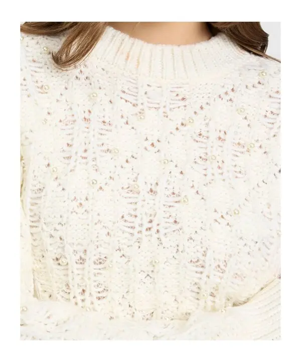 TWINSET Openwork Knit Sweater