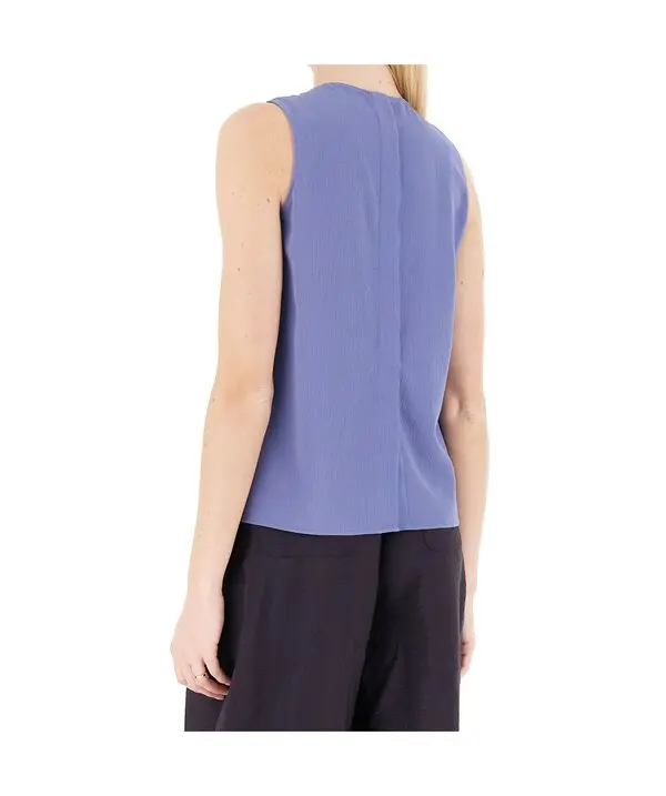 Emporio Armani Button-back Sleeveless Top
