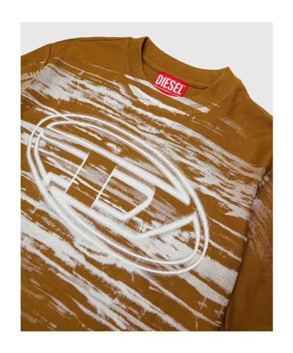 DIESEL® Oval D Logo-print T-shirt