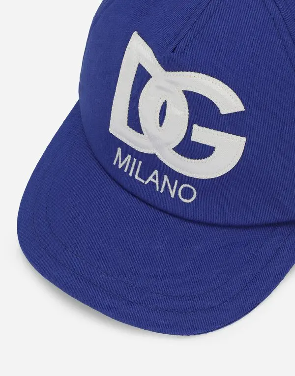 Dolce & Gabbana Logo-appliqué Cotton-twill Baseball Cap