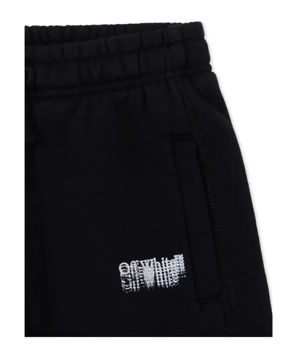 Off-White Logo-print Cotton Shorts