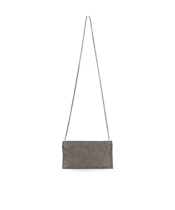 Benedetta Bruzziches La Petite Crystal-embellished Chain-strap Crossbody Bag