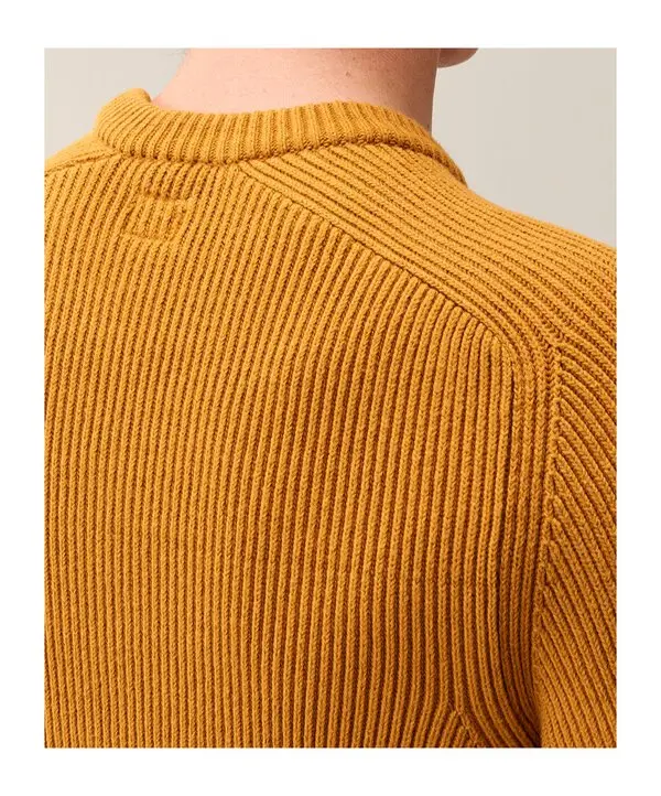 C.P. COMPANY Full Rib Cotton Lens Crewneck Sweater