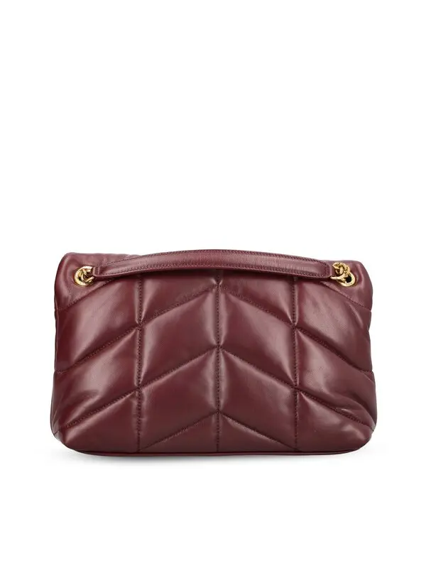 Saint Laurent Loulou Logo Plaque Shoulder Bag