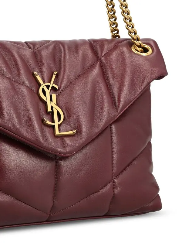 Saint Laurent Loulou Logo Plaque Shoulder Bag