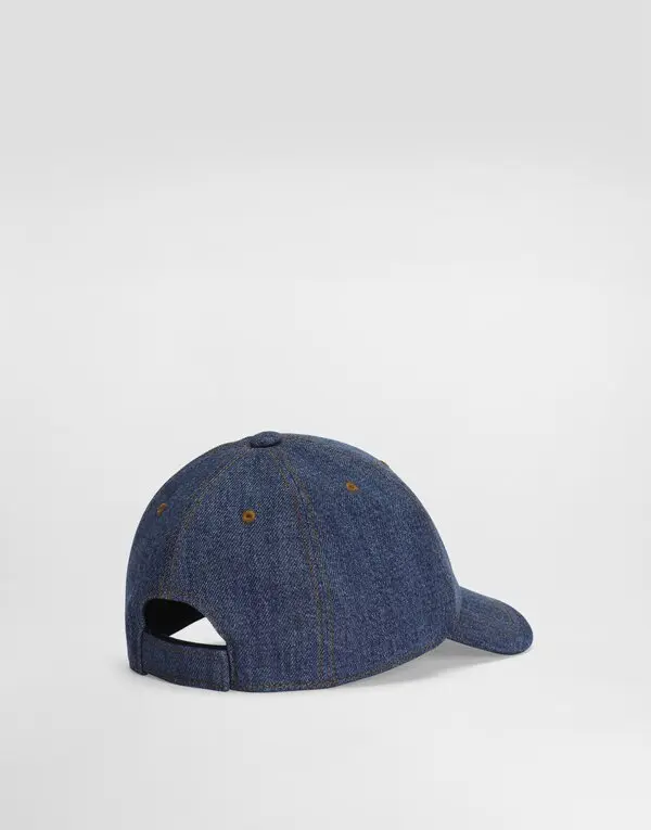 Dolce & Gabbana Denim Baseball Hat With Logo