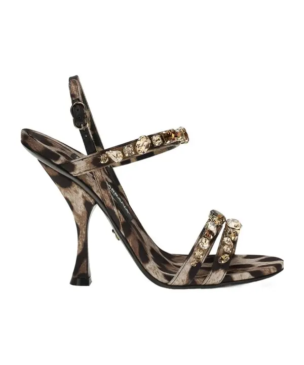 Dolce & Gabbana Open-toe High-heeled Sandals - Black