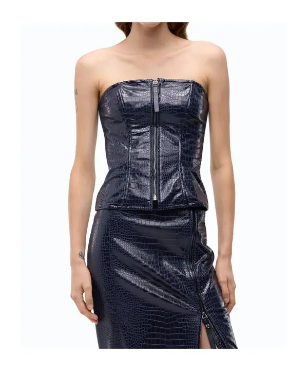 Pinko Zip-front Tube Top