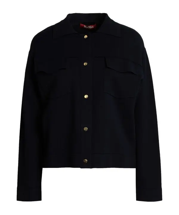 Max Mara Solid-colored Knit Top
