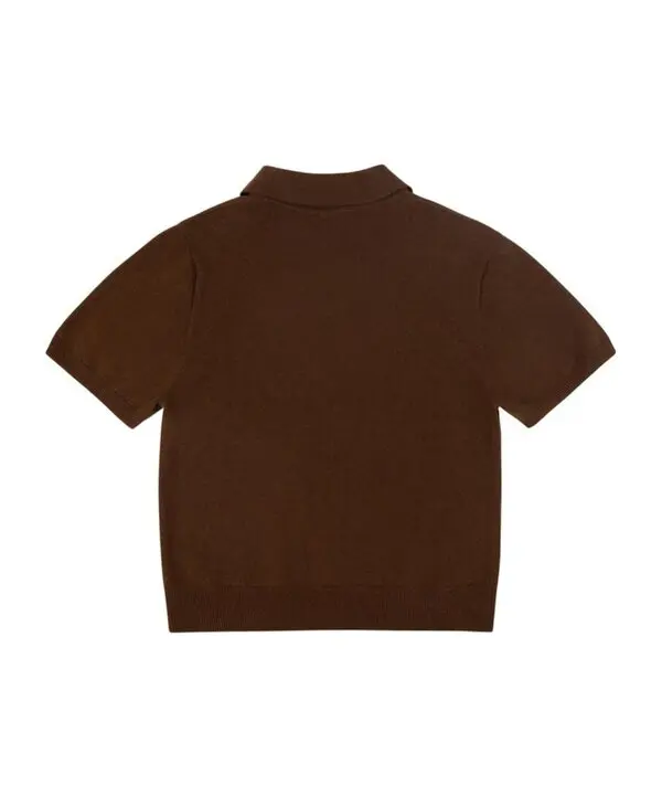 ENTIRE STUDIOS Short-sleeve Knit Polo Shirt