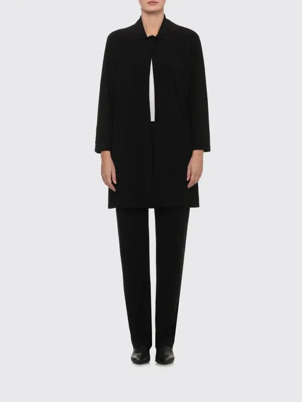 Norma Kamali Collared Long-line Cardigan