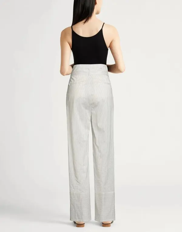 Max Mara High-waisted Striped Wide-leg Trousers