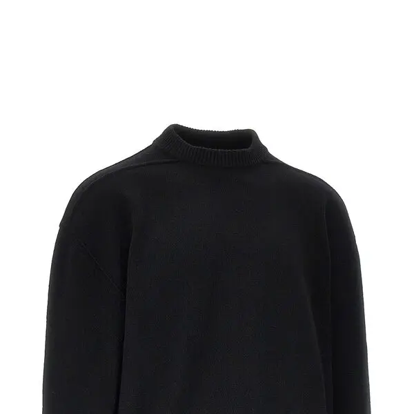 Rick Owens Tommy Ribbed-trim Drop-shoulder Sweater