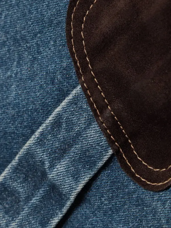 NILI LOTAN Brooklyn Panelled Denim Jacket