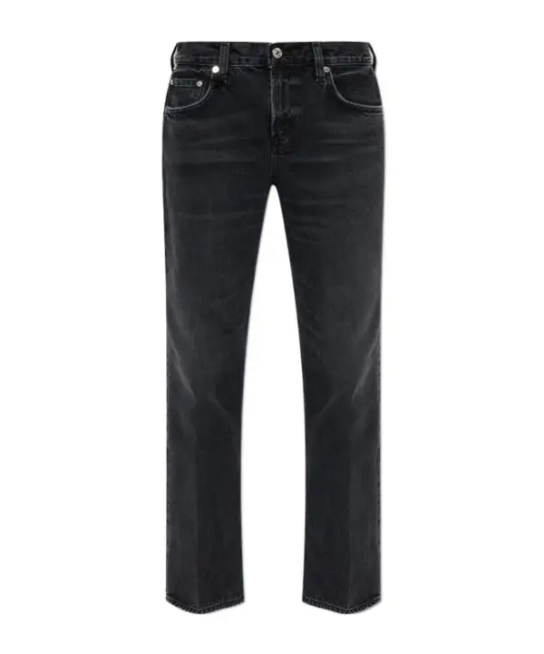 Citizens Of Humanity Faye Straight-leg Jeans - Black