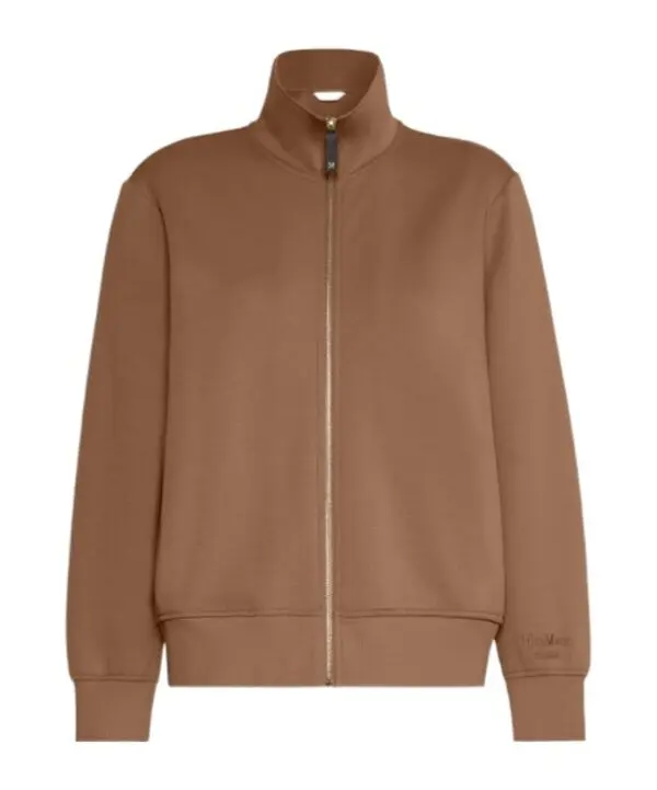 Max Mara Smmcarezza Zip-up Jacket - Camel