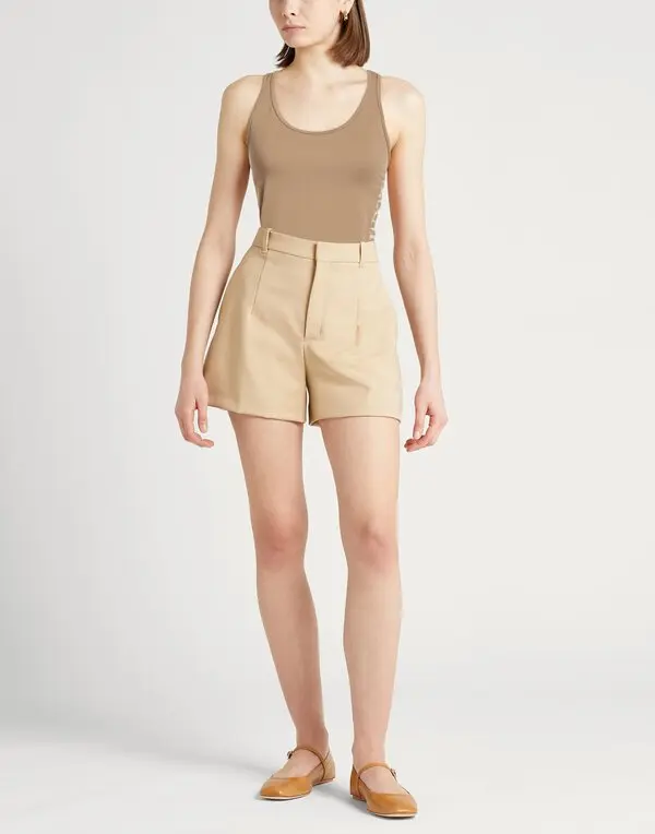 Max Mara Sleeveless Crew Neck Stretch Tank Top