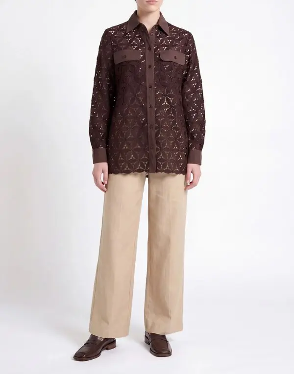Max Mara Lace Shirts Blouses