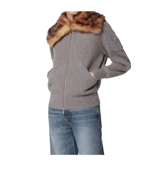 Moose Knuckles Long-sleeved Cardigan - Gray