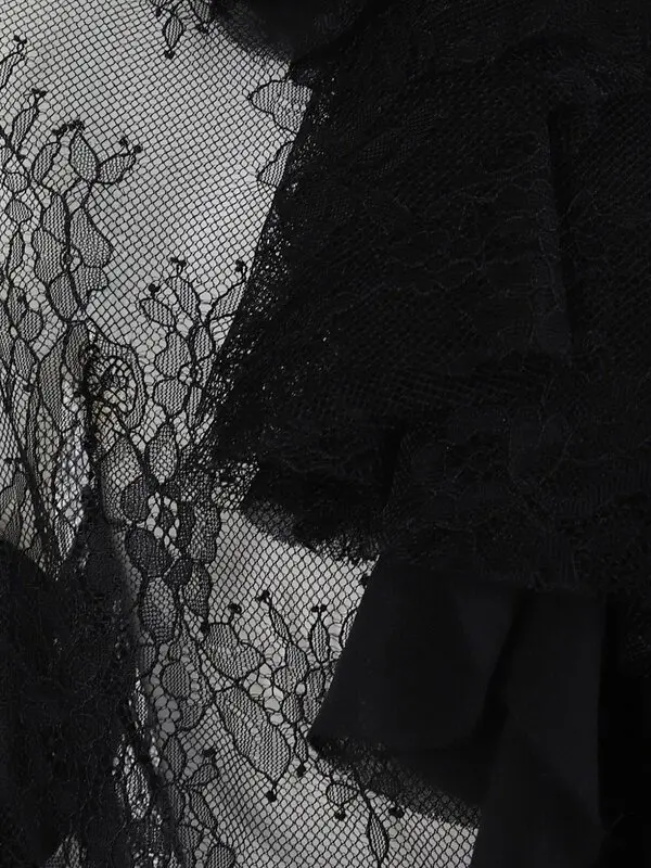 Alberta Ferretti Long-sleeved Shirt - Black