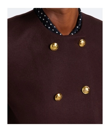 NILI LOTAN Melanie Wool-blend Jacket - Brown