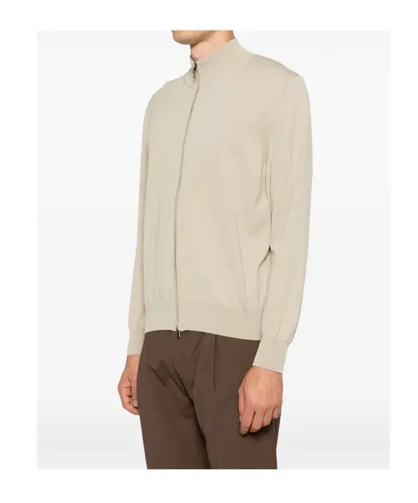 Canali Zip-up Cardigan