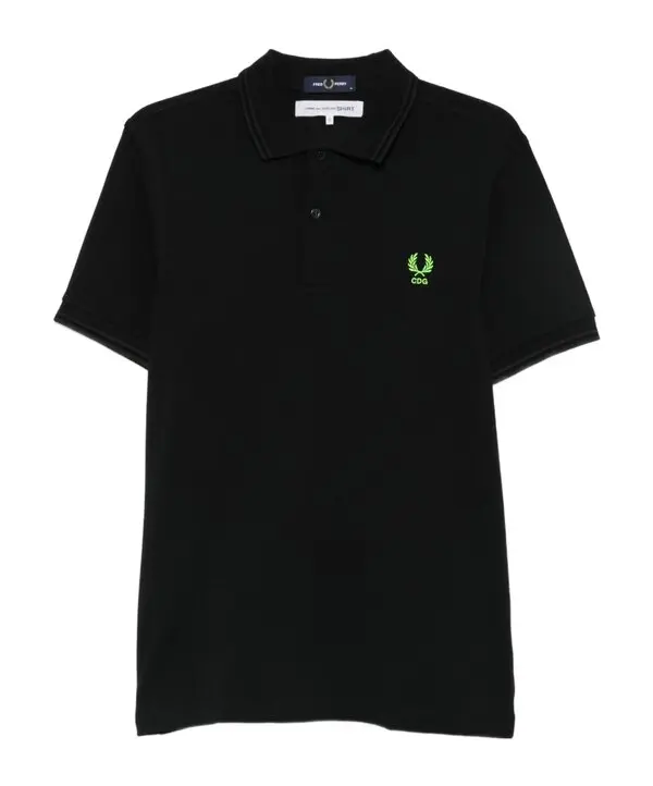 Comme Des Garçons Logo-embroidered Polo Shirt