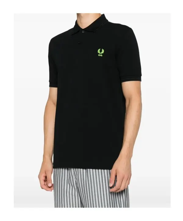Comme Des Garçons Logo-embroidered Polo Shirt
