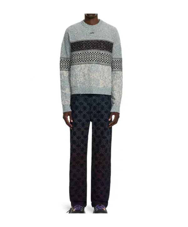 Off-White Persian Arrow Knit Sweater