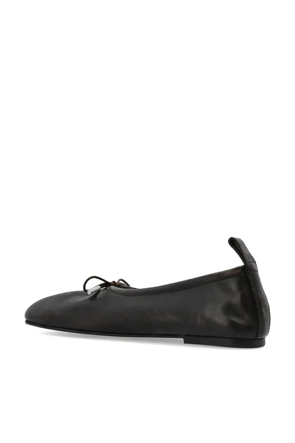 ALOHAS Rosalind Bow Ballet Flats - Brown