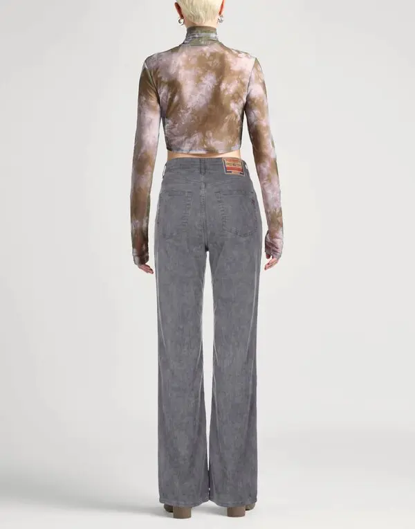 DIESEL® Wide-leg Trousers - Gray
