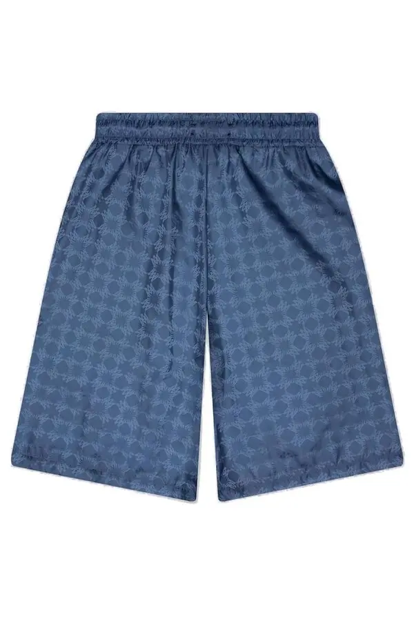 Amiri Ma Quad Logo Drawstring Shorts - Blue
