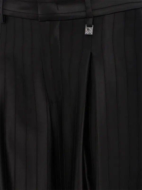 Giuseppe Di Morabito Casual Pants With A Lace Hem