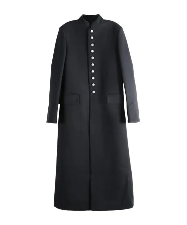 ANN DEMEULEMEESTER Alma Fitted Marsina Coat