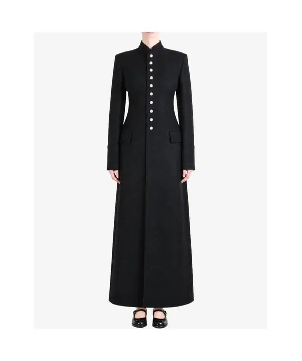 ANN DEMEULEMEESTER Alma Fitted Marsina Coat