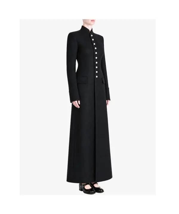 ANN DEMEULEMEESTER Alma Fitted Marsina Coat