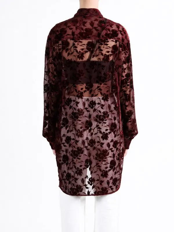 ANN DEMEULEMEESTER Elisabeth Long High Comfort Shirt