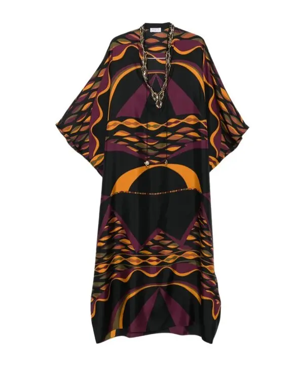 Emilio Pucci Printed Dress - Black