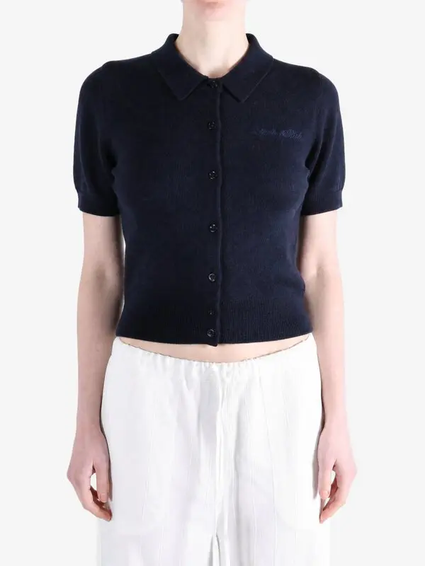 SPORTY  RICH Short-sleeved Cardigan