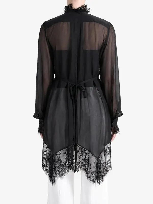 ANN DEMEULEMEESTER Long-sleeve Ruffled Shirt