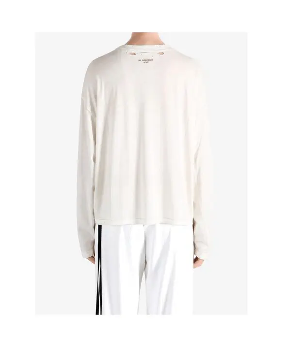 ANN DEMEULEMEESTER Anann Demeulemeester Graphic Printed Crewneck T-shirt